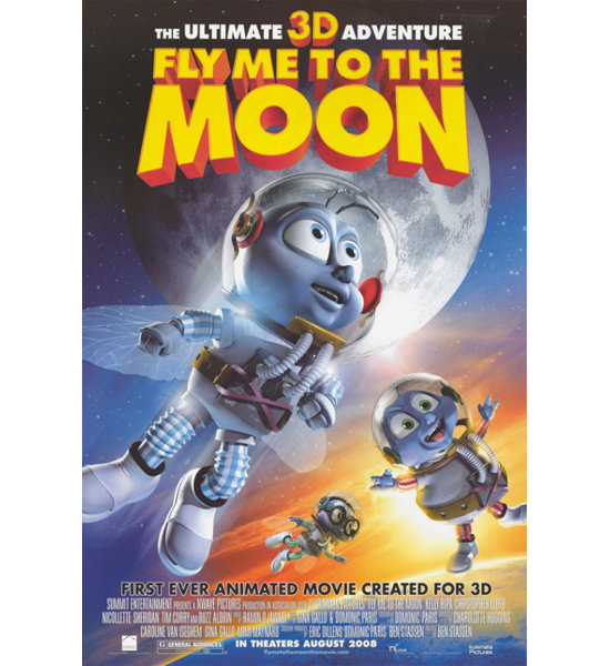 Posterazzi Pop Culture Graphics Fly Me To The Moon Movie Poster - Unframed Advertisements | Wayfair